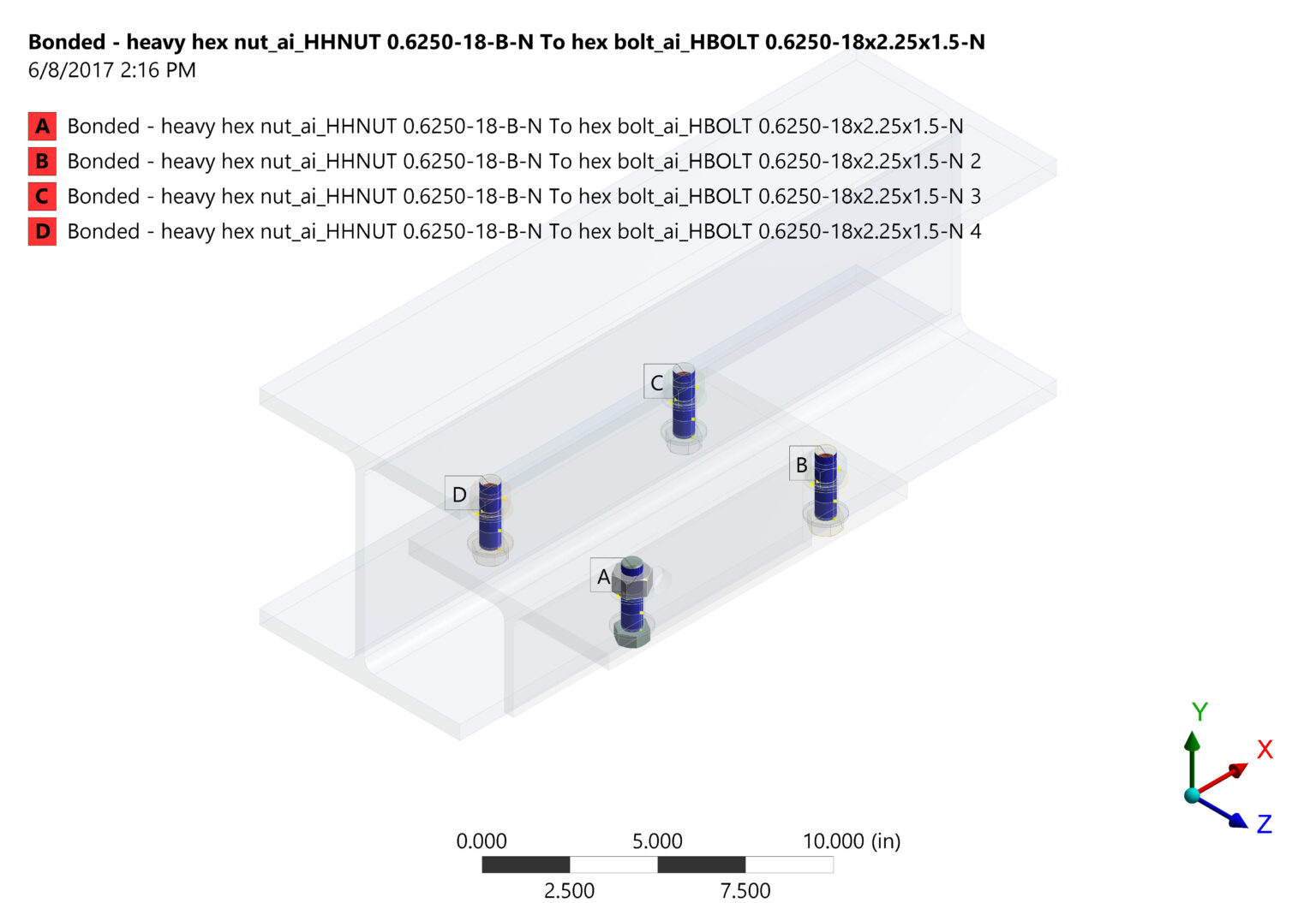 FEA Modeling of Bolted Connections: XCEED's Expertise